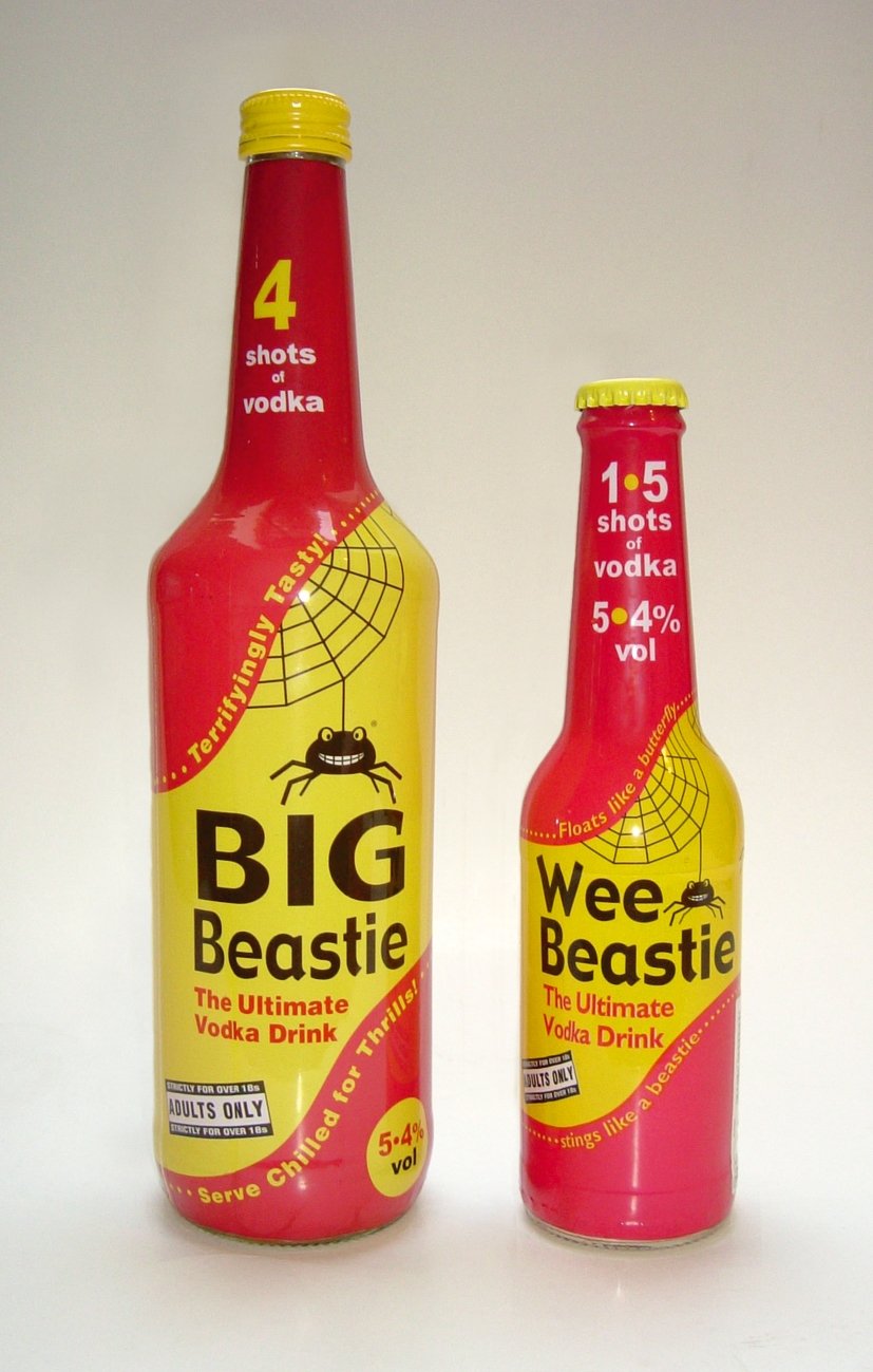 Wee Beastie”, “Big Beastie” & “www.webeastie.co.uk”